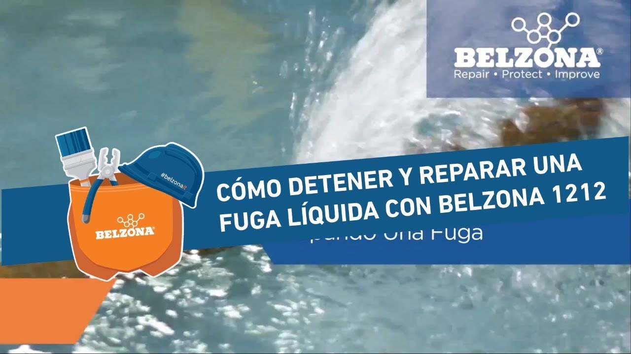 Cómo detener y reparar una fuga liquida con Belzona 1212 - Belzona Video Library