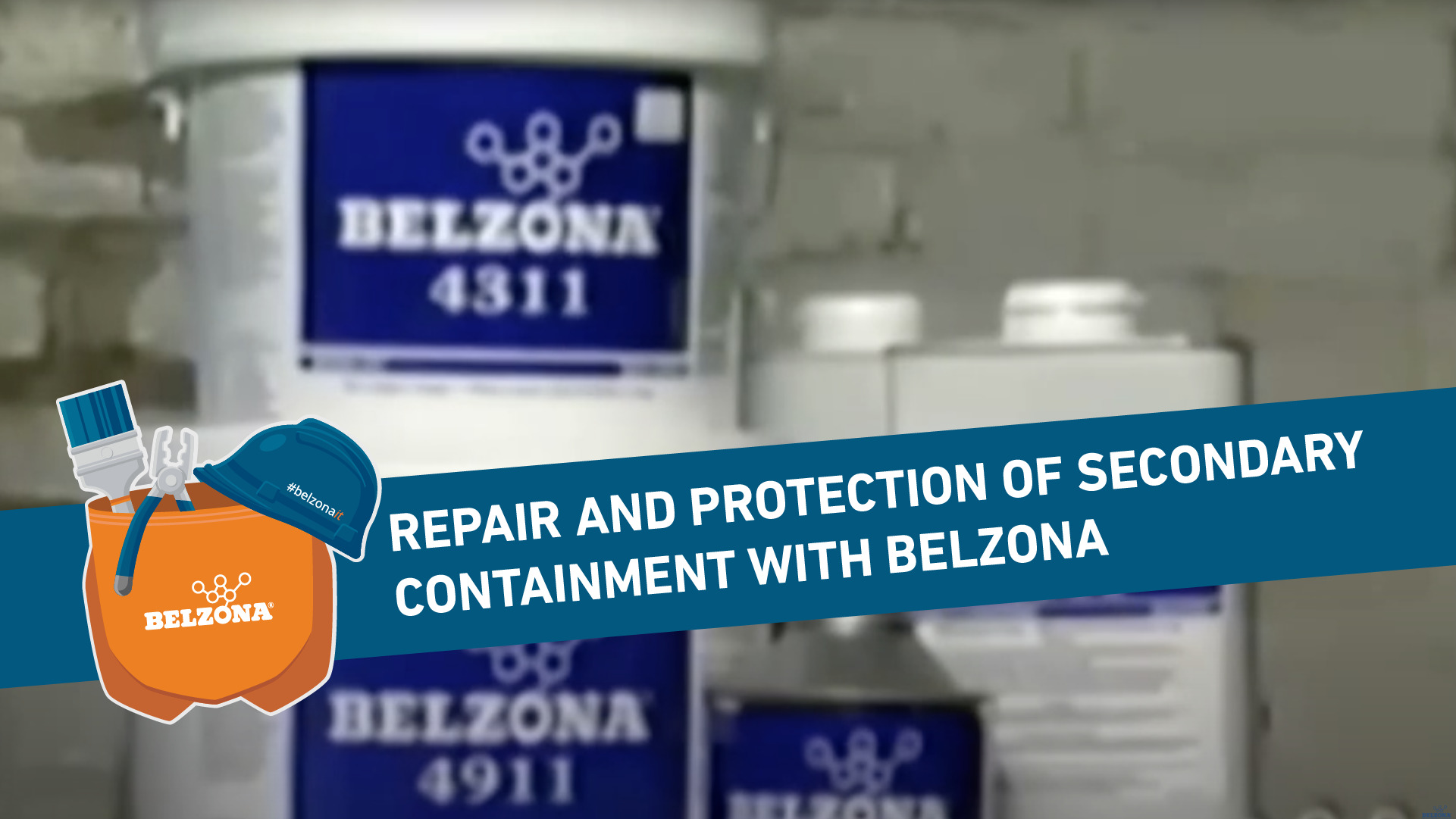 Repair and protection of secondary containment with Belzona - Belzona Video Library