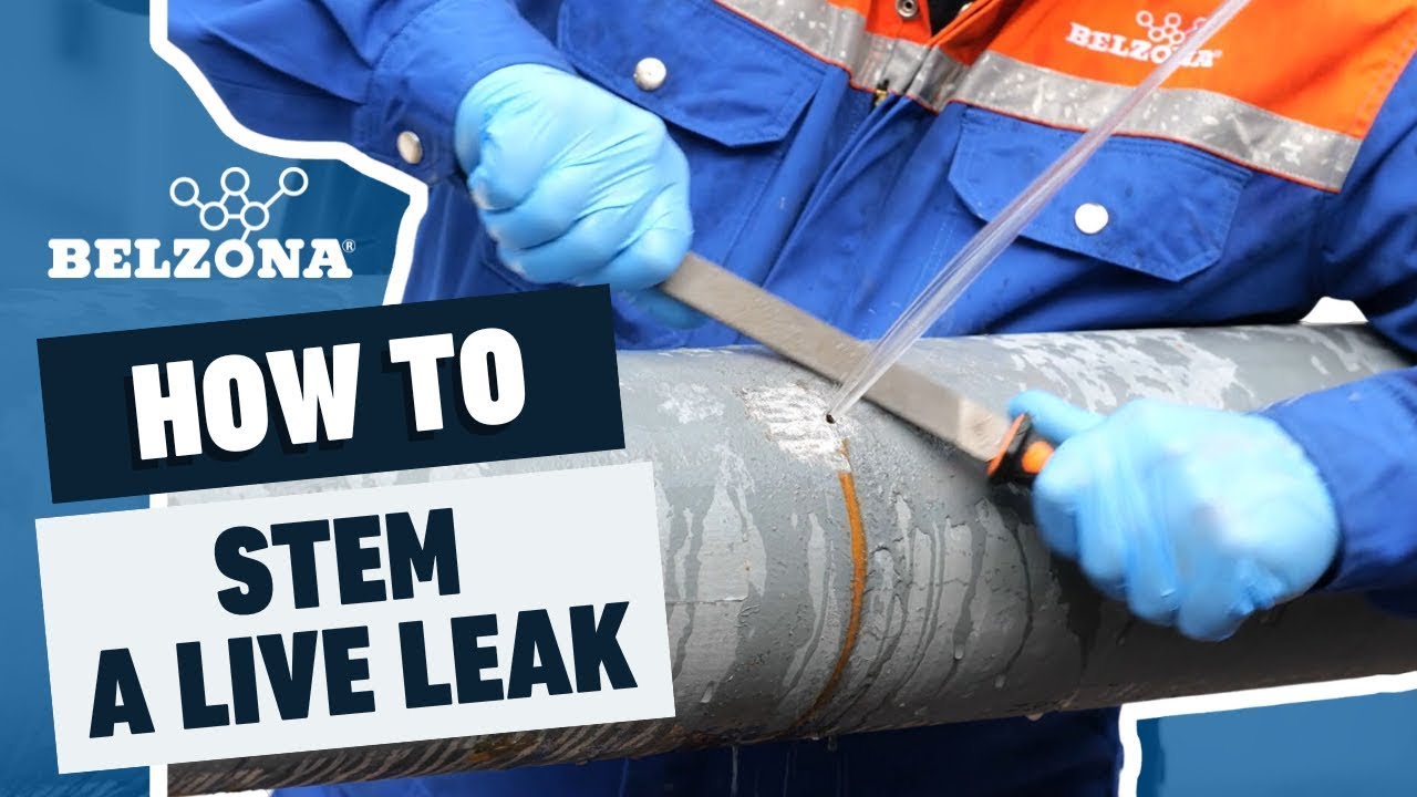 How To Quickly And Easily Stem A Live Leak - Belzona Video Library